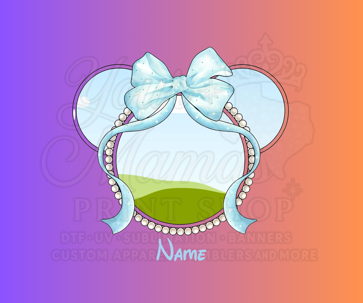 Editable Ear Bow Name Tag Template – Mamas Print Shop