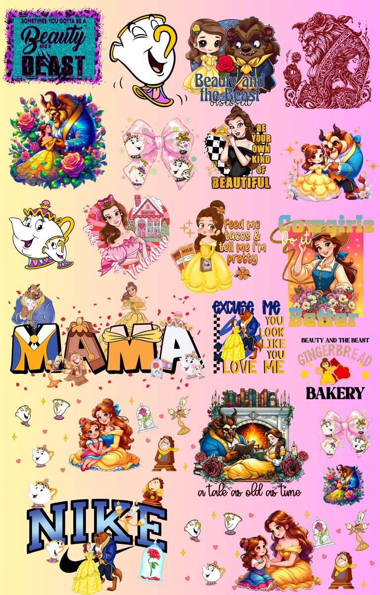Beauty and The Beast – Mamas Print Shop
